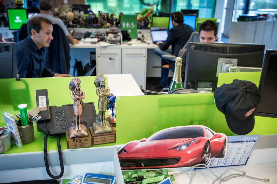 Dans les bureaux de Microsoft France - Capital