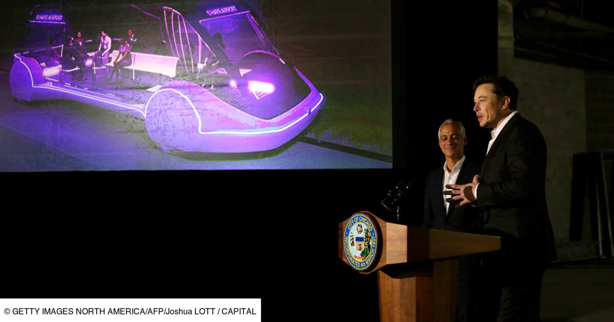 Le train futuriste à très grande vitesse d'Elon Musk arrive à Chicago