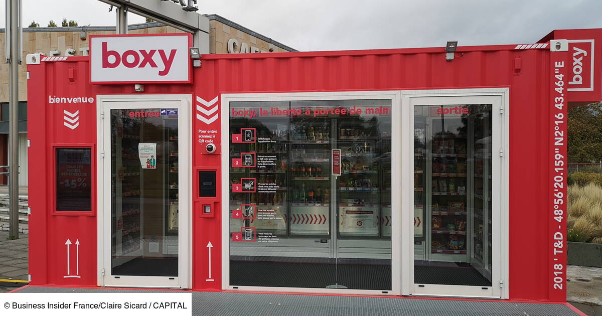 On a testé Boxy, le magasin 100% autonome qui tient dans un conteneur ...