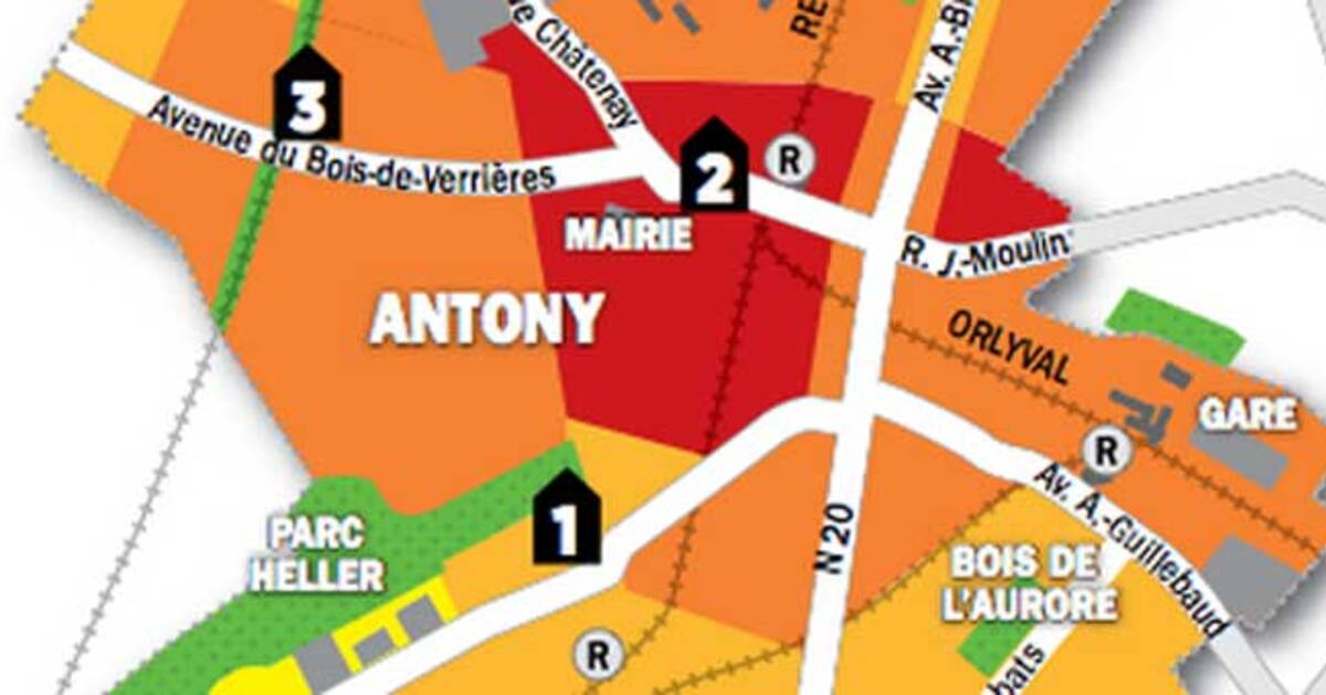 Immobilier en Ile-de-France : la carte des prix d'Antony, Bourg-la ...