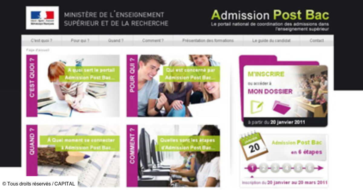 Lycéens, les étapes-clés pour réussir votre inscription sur Admission ...