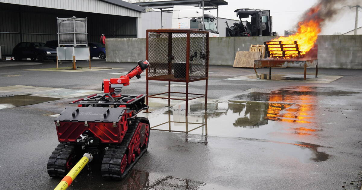 Colossus, le robot pompier made in France - Capital.fr
