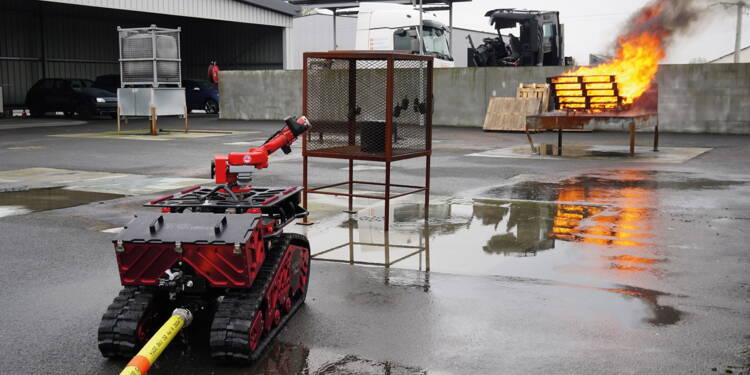 Colossus, le robot pompier made in France - Capital.fr