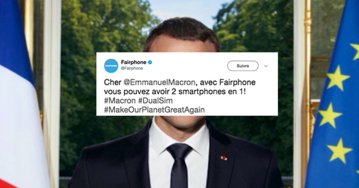 Une start-up écologiste se moque des iPhone de Macron - Capital.fr
