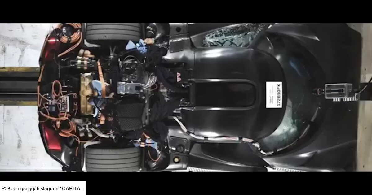 La vidéo du crash-test d’une Koenigsegg à 2 millions de dollars