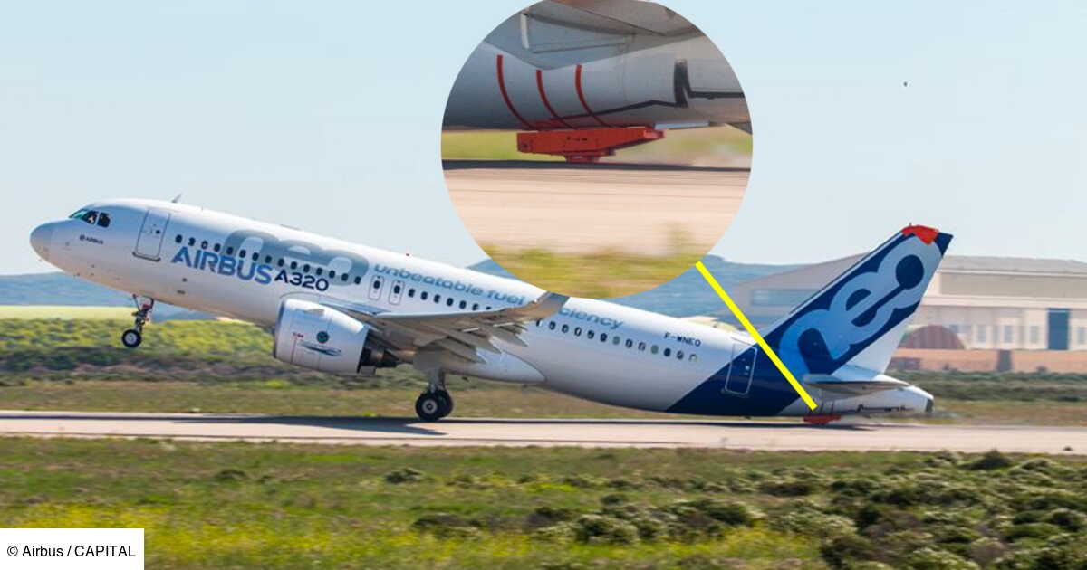 A quoi sert cette pièce métallique sous la queue de l’avion