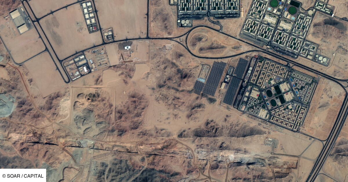 Projet "The Line" : ces images satellites inédites montrent que la ...