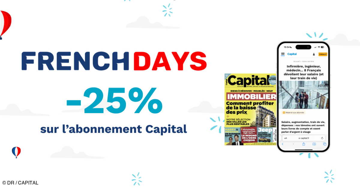 Offre exclusive pour les Frenchdays : votre abonnement Capital à prix ...