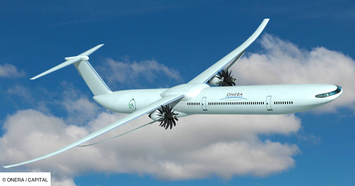 Voici à quoi pourrait ressembler l’avion du futur selon l’ONERA ...