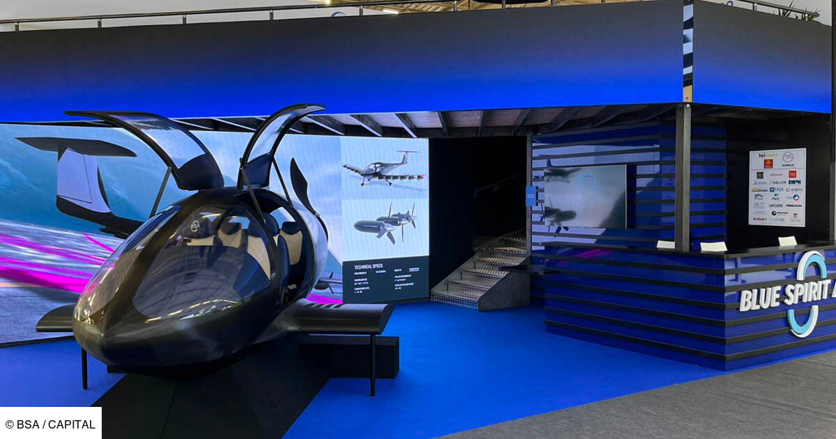 Salon du Bourget : l'avion à hydrogène français Dragonfly se dévoile un ...