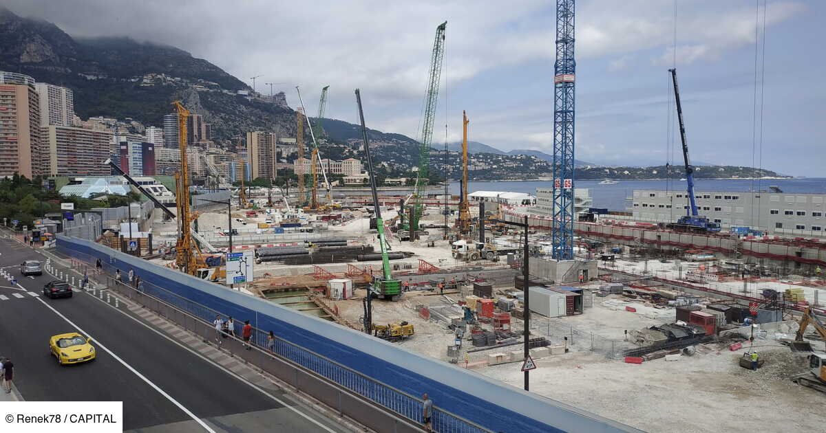 Monaco : l'immense chantier de l'extension en mer sera livré avec huit ...