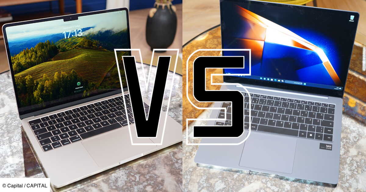 Apple MacBook Air 15 M3 VS Samsung Galaxy Book4 Pro : notre comparatif