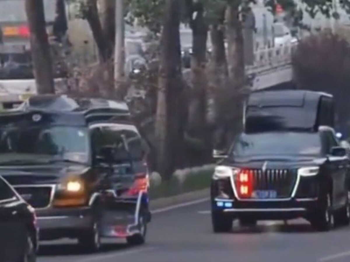 Un étrange véhicule repéré dans le cortège de Trump en
